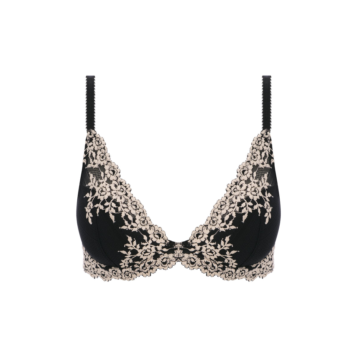 Embrace Lace / Plunge Bra /Black – shanslingerie