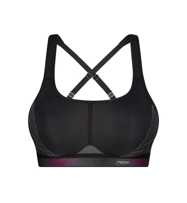 Triaction Cardio Cloud Wirefree Sports Bra / Black – shanslingerie