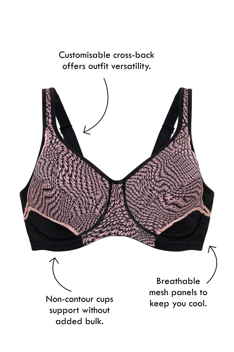 Electrify Underwire Bra / Move on Black – shanslingerie